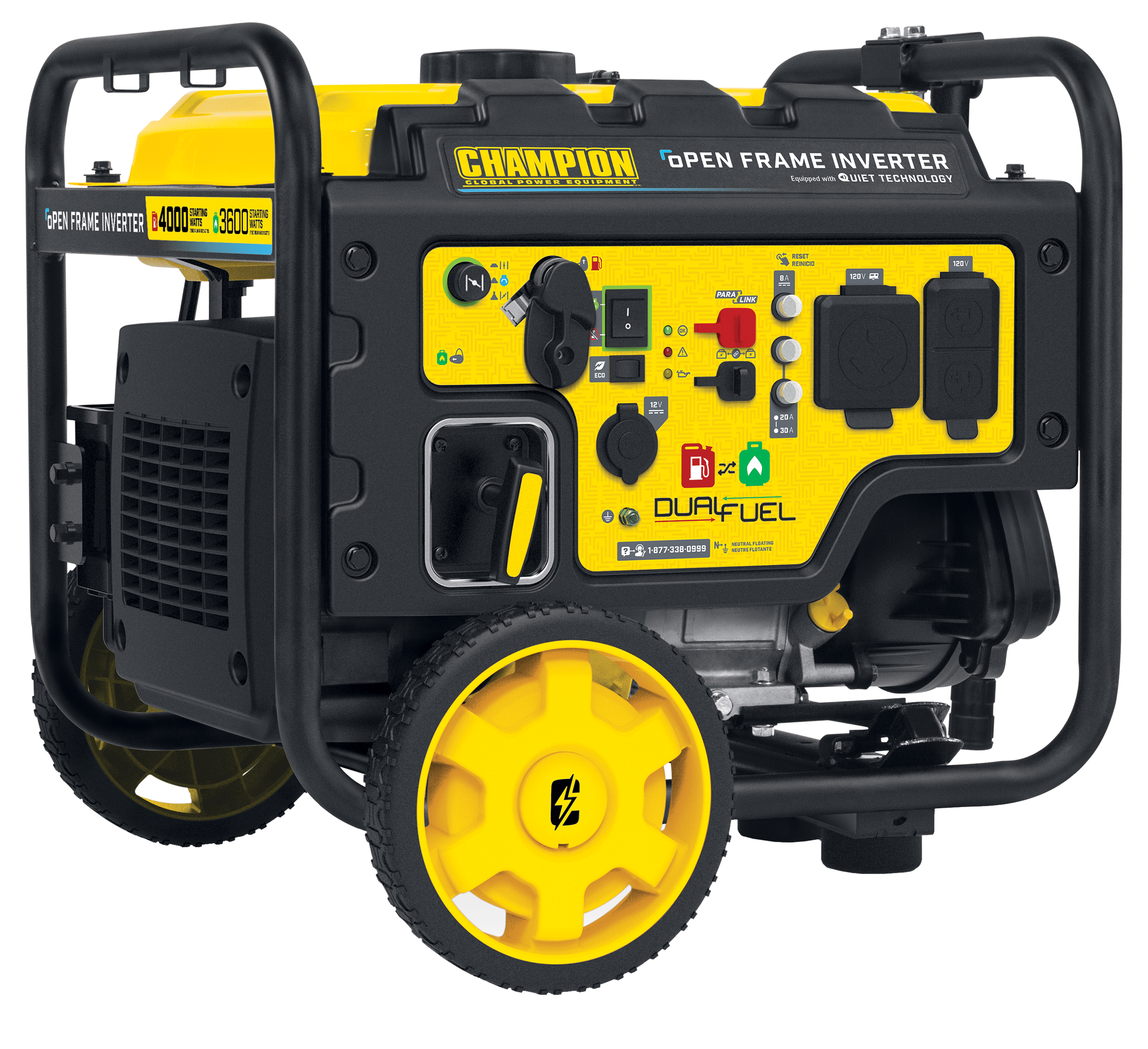 Champion 3500W Dual-Fuel Open-Frame Inverter Generator | Cabela's